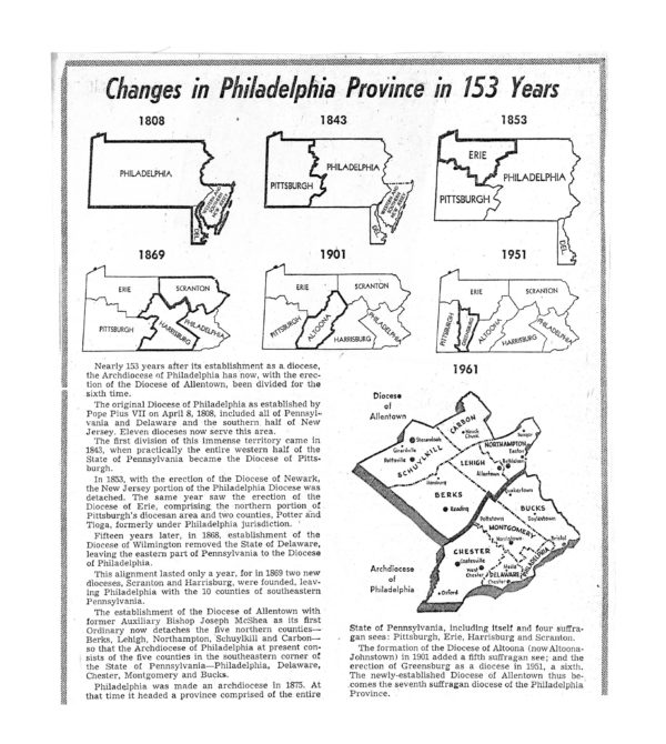 Archdiocese of Philadelphia-Boundaries – Catholic Historical Research ...